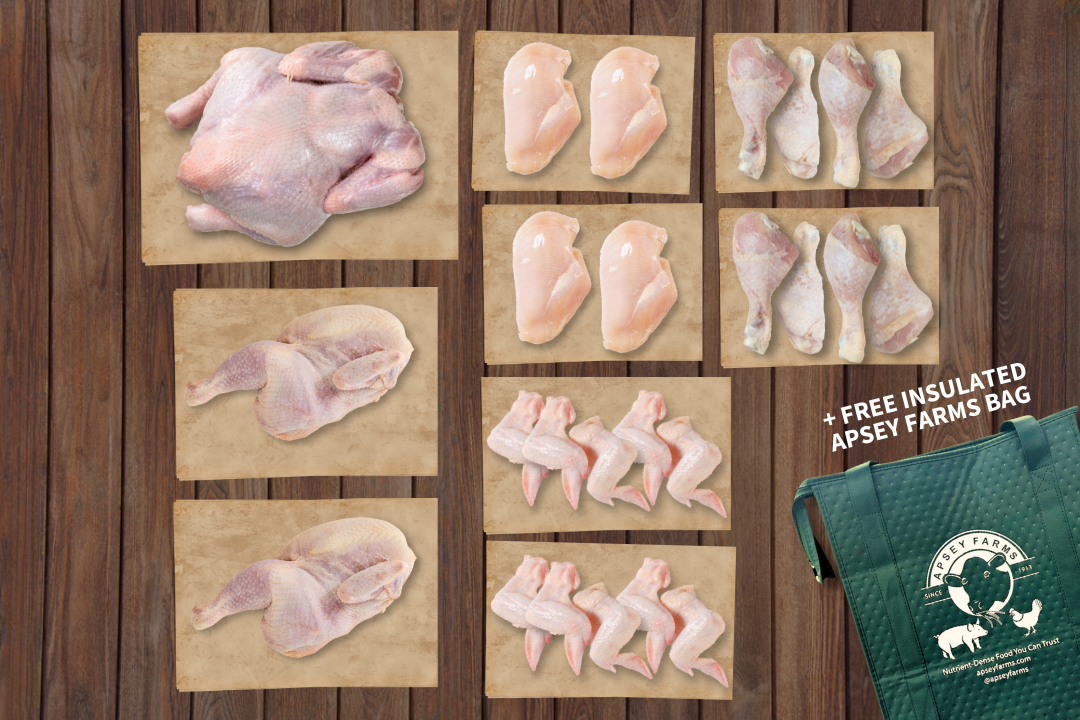 Bulk Chicken Bundle | Corn & Soy-Free | Low-PUFA – Apsey Farms