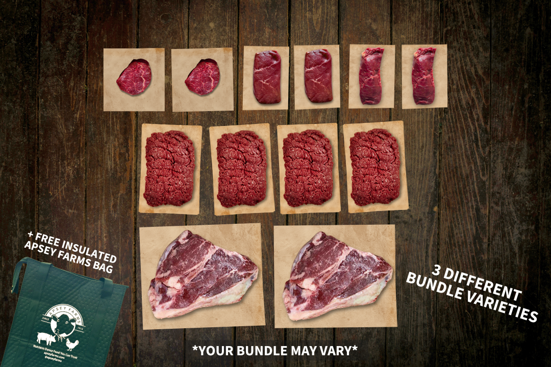 Variety Meat Bundle | 100% Grass-Fed, Low PUFA – Apsey Farms